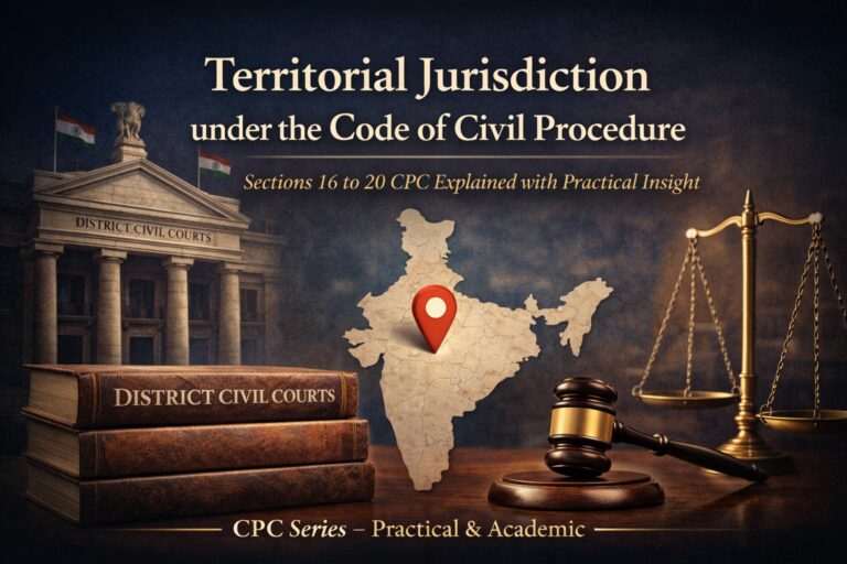 Territorial Jurisdiction under the Code of Civil Procedure - Sections ...